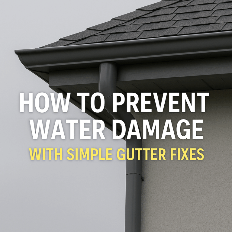 How to Prevent Water Damage With Simple Gutter Fixes - Gutter ...